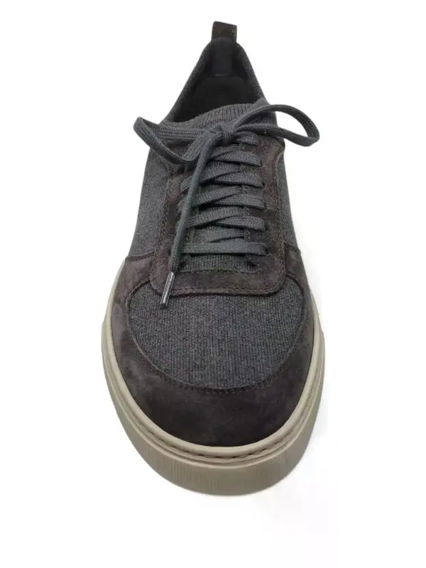 HENDERSON BARACCO Knit-suede Sneakers