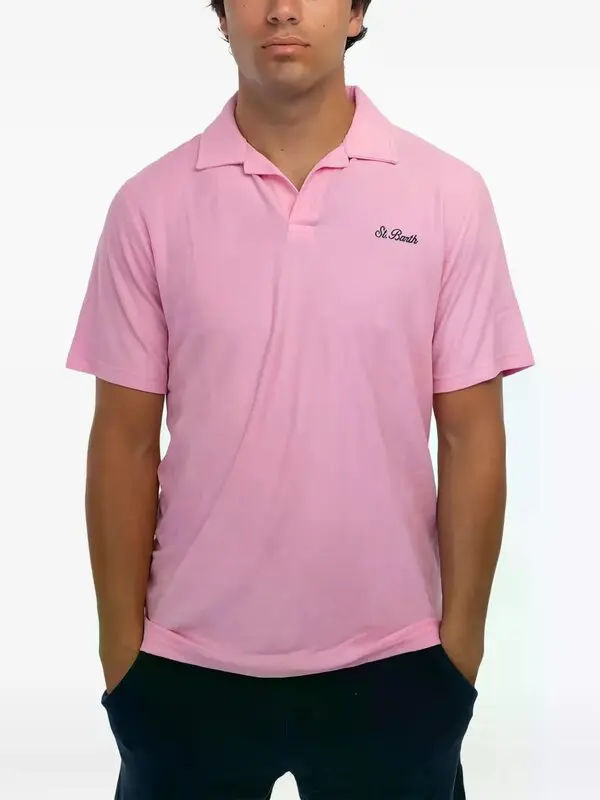 MC2 SAINT BARTH Short-sleeved Polo Shirt - Pink