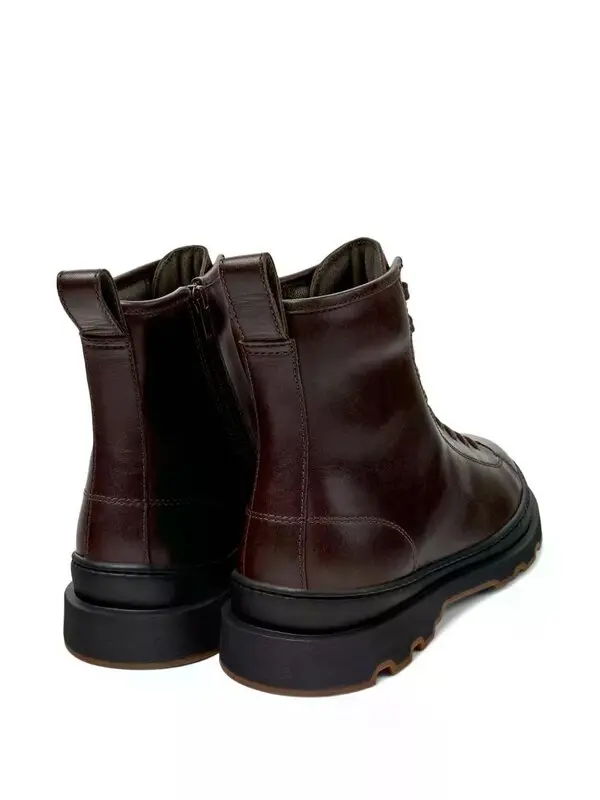 Camper Brutus Lace-up Leather Boots - Brown