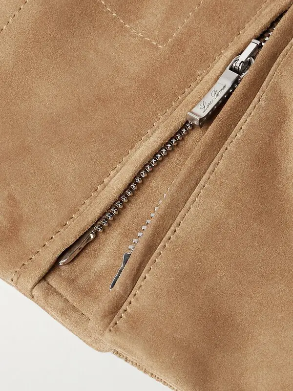 Loro Piana Novak Suede Bomber Jacket