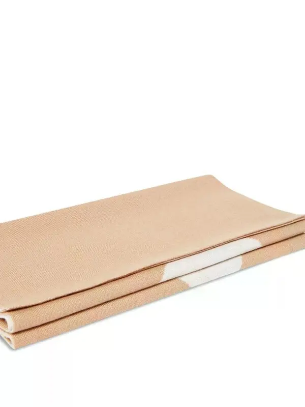 Pinko Logo-detail Scarf - Neutrals