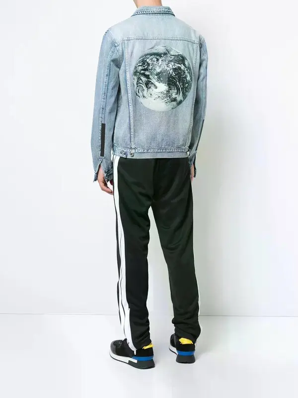 GEO Marble Denim Jacket