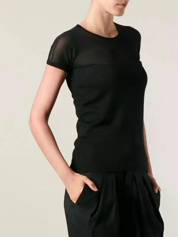 Ralph Lauren Sheer Panel T-shirt