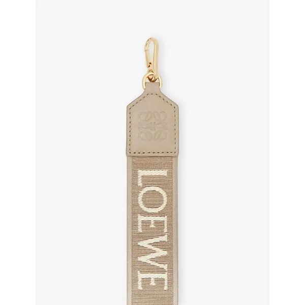 Loewe Anagram Logo-print Bag Strap - Sand