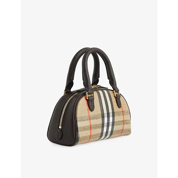 Burberry Highlands Mini Bowling Top-handle Bag