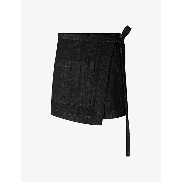 Soeur Eloise Denim Mini Skirt