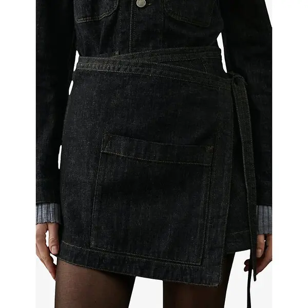 Soeur Eloise Denim Mini Skirt