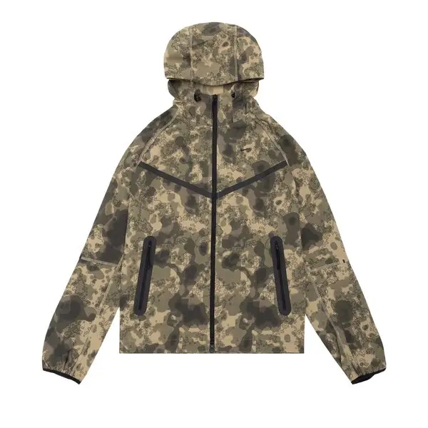 Nike Tech Dri-fit Woven Camo Windrunner Oversized Jacket