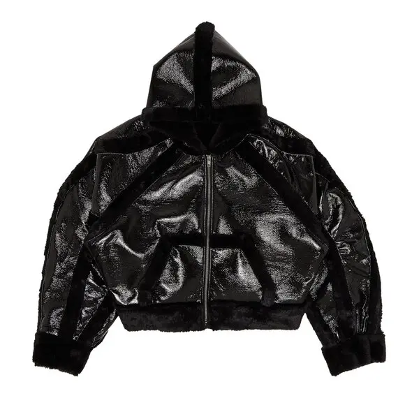 Ottolinger Multiline Shearling Fitted Jacket
