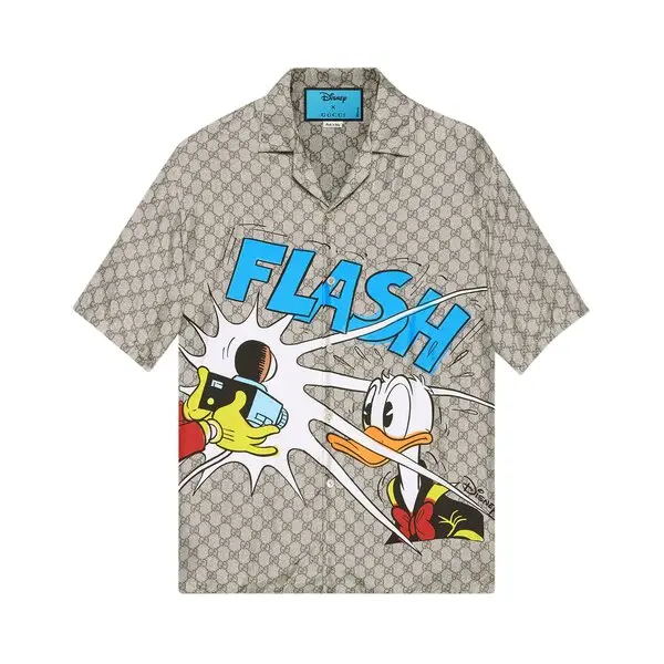 Gucci X Disney Donald Duck Bowling Shirt