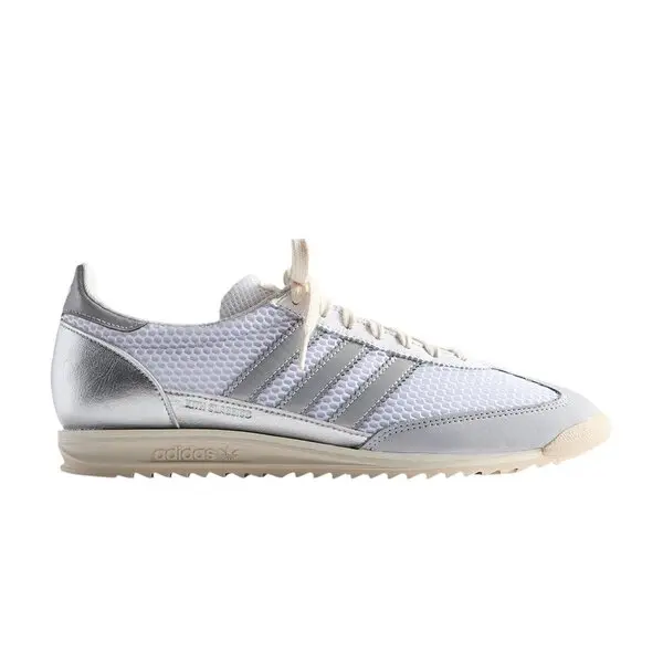 Adidas Kith X Sl72 Og Sneakers - Silver