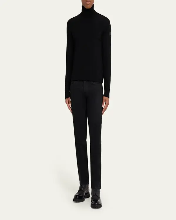 John Lobb Peak Leather Lace-up Boots With Rubber Sole