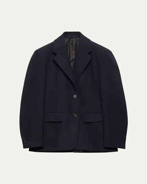 Prada Single-breasted Wool Blazer