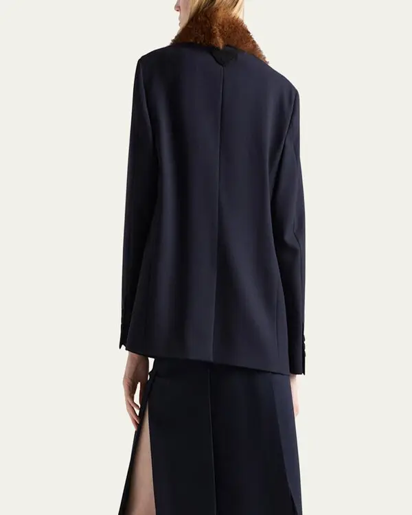 Prada Single-breasted Wool Blazer
