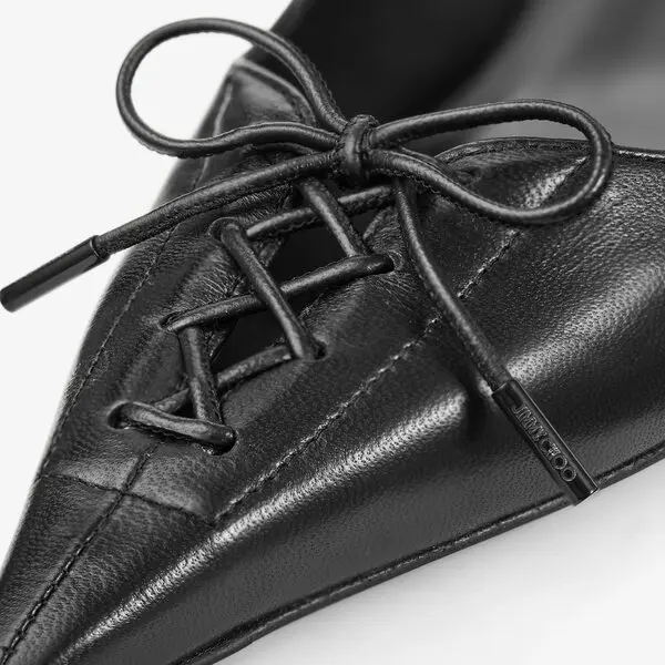 JIMMY CHOO Scarlett 95 Nappa Leather Pumps - Black