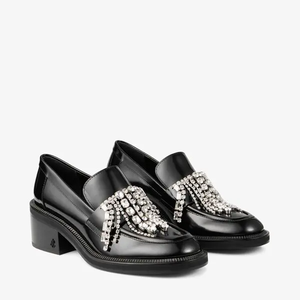 JIMMY CHOO Tylor 60 Embellished Loafers