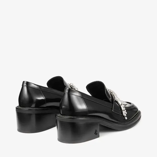 JIMMY CHOO Tylor 60 Embellished Loafers
