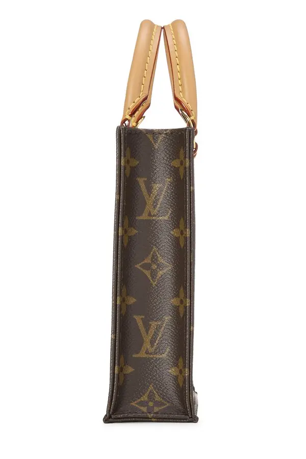 LOUIS VUITTON Monogram Sac Plat Nm - Brown