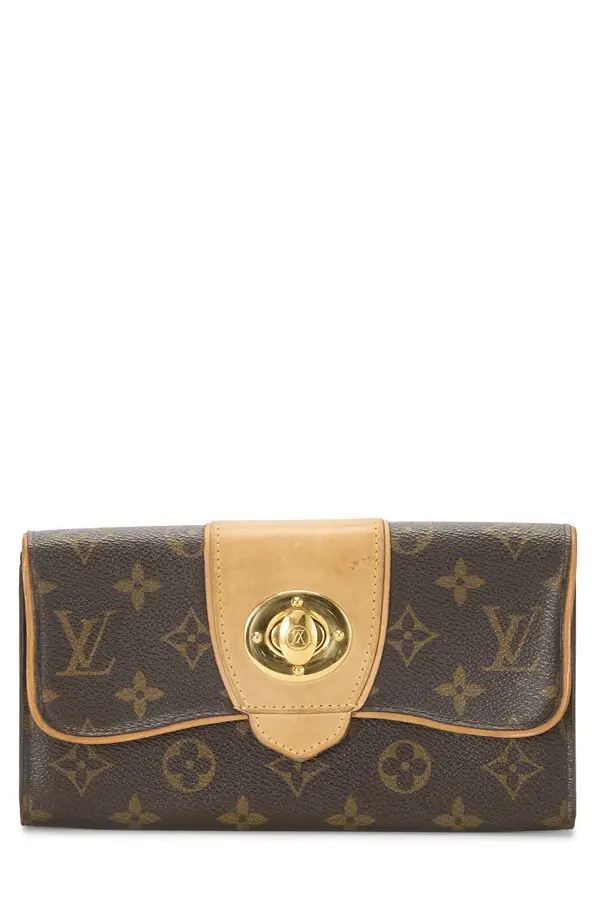 LOUIS VUITTON Monogram Canvas Boetie Wallet - Brown