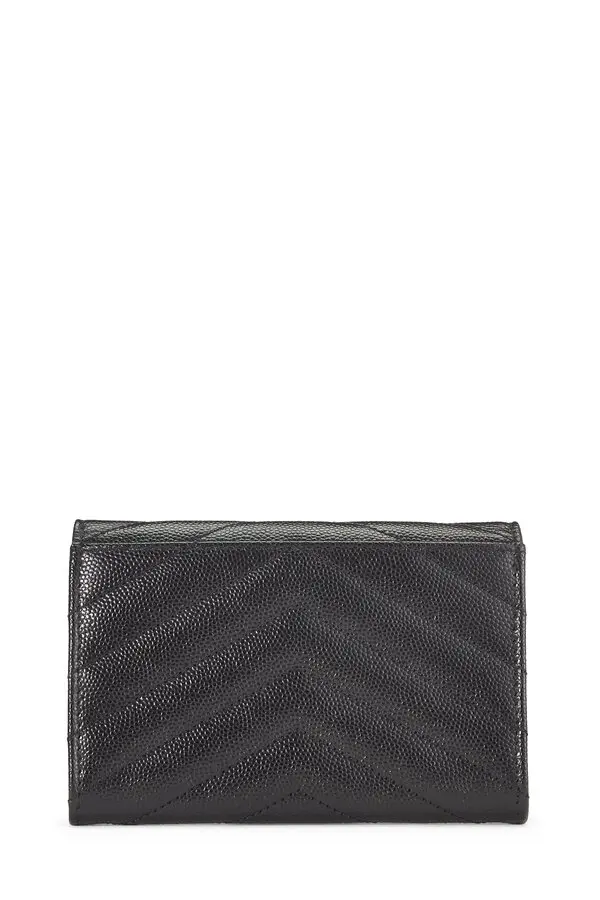 Saint Laurent Grained Calfskin Envelope Wallet