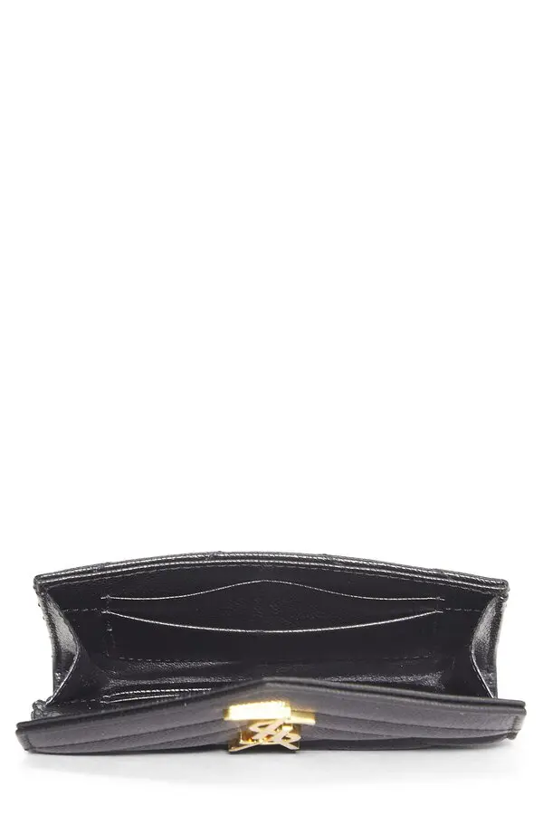 Saint Laurent Grained Calfskin Envelope Wallet