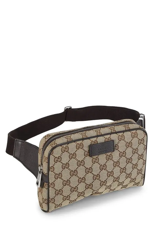 Gucci Original Gg Canvas Waist Pouch - Beige