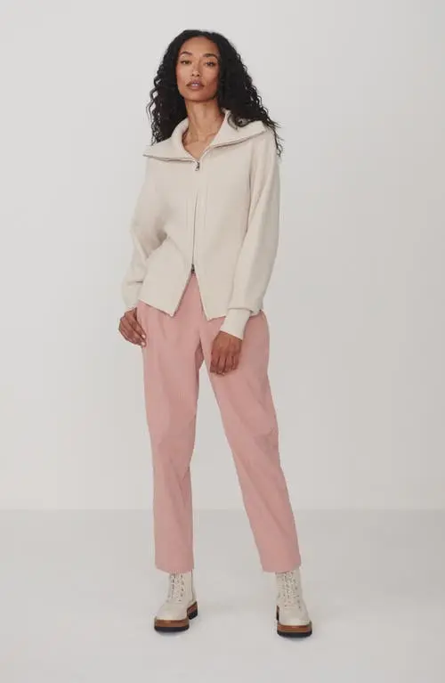 Varley Enrico Knit Zip Jacket - Silver Birch