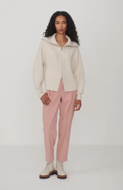 Varley Enrico Knit Zip Jacket - Silver Birch