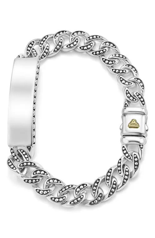 Lagos Sterling Anthem Id Curb Chain Bracelet