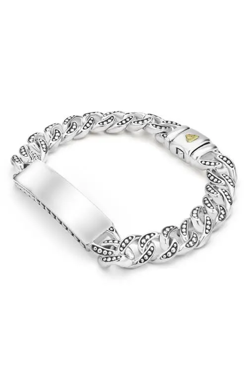 Lagos Sterling Anthem Id Curb Chain Bracelet