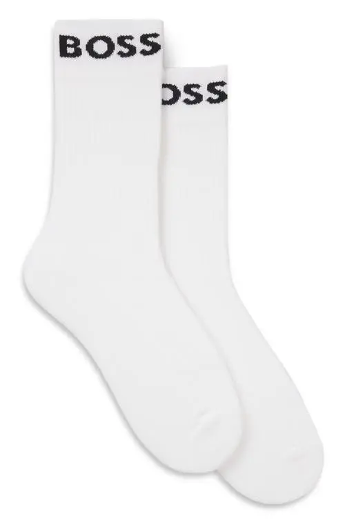 BOSS 2-pack Sport Crew Socks - White