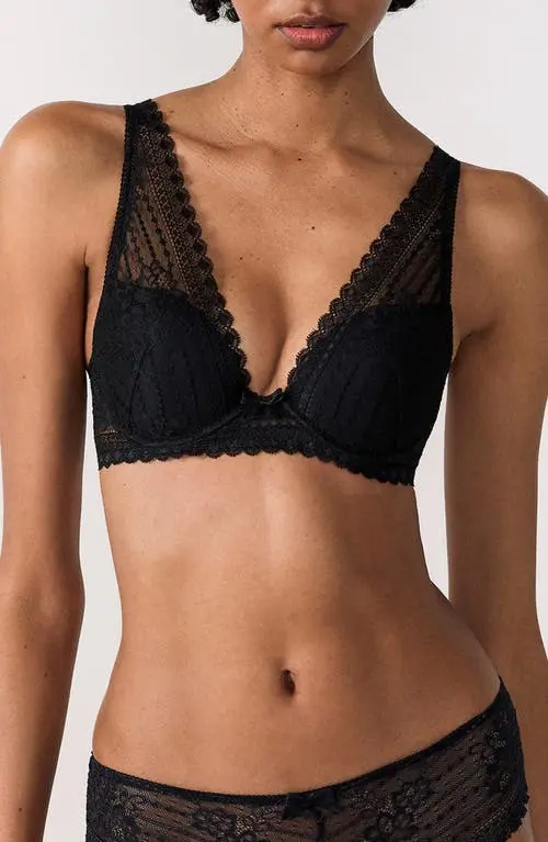 ETAM Panama N°3 Underwire Triangle Bra - Black