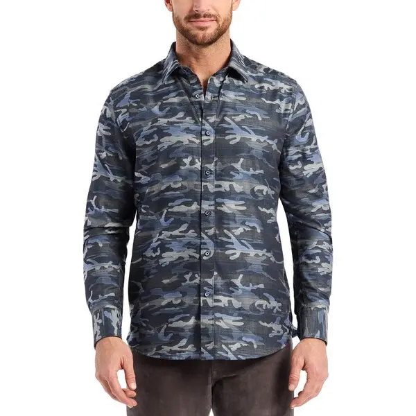 Robert Graham Harrington Camouflage Button-up Shirt