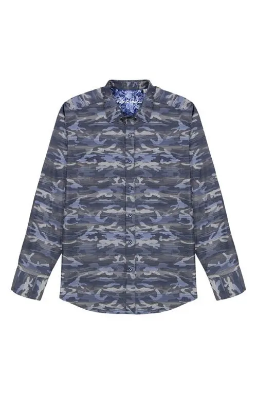 Robert Graham Harrington Camouflage Button-up Shirt
