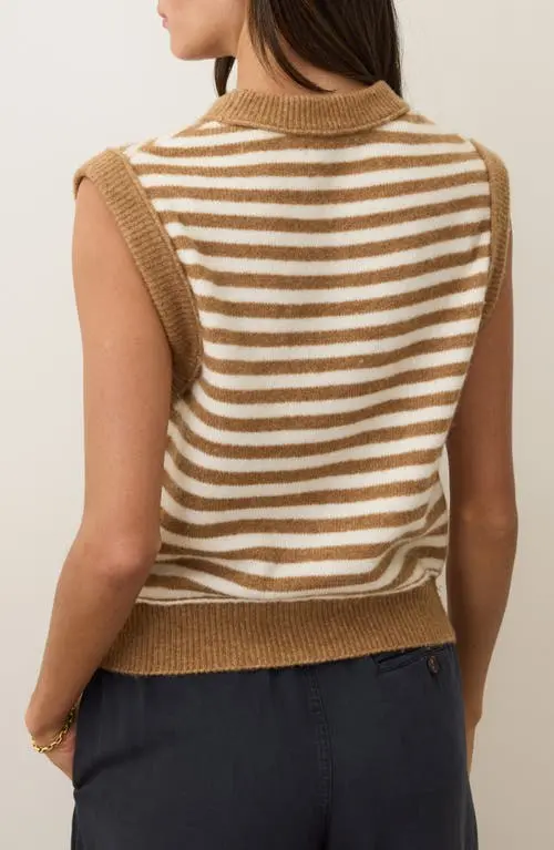 Marine Layer Striped Merino Wool Sweater Vest
