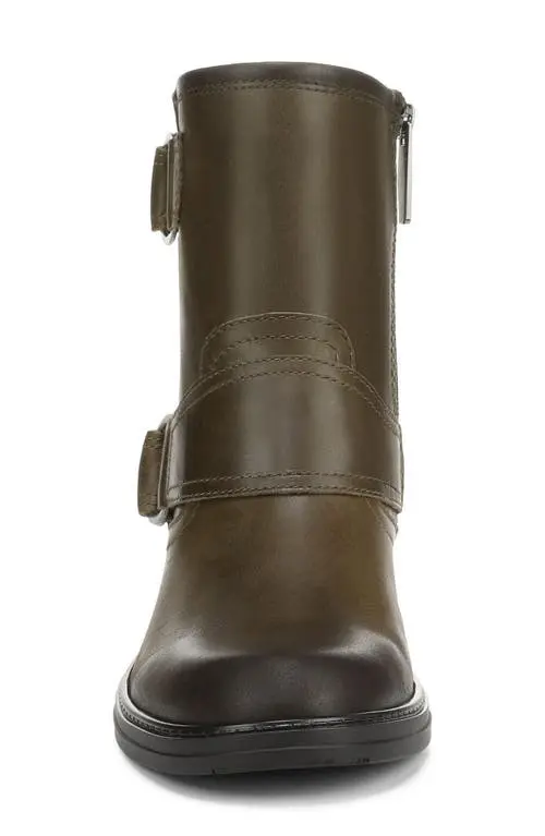Naturalizer Optimus Moto Boots - Dark Olive