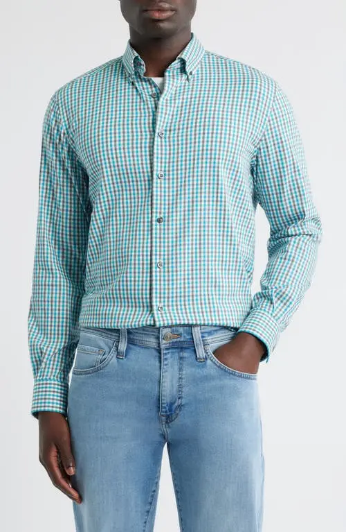 Johnnie-o Kirtland Check Stretch Button-down Shirt