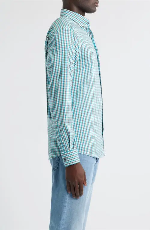 Johnnie-o Kirtland Check Stretch Button-down Shirt