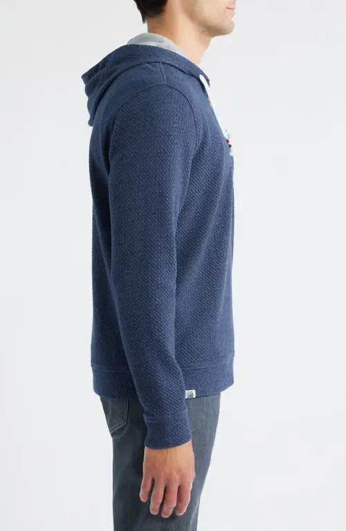 Johnnie-o Zoeller Textured Half-zip Hoodie