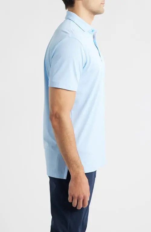 Johnnie-o Clegg Solid Piqué Performance Golf Polo - Maliblu