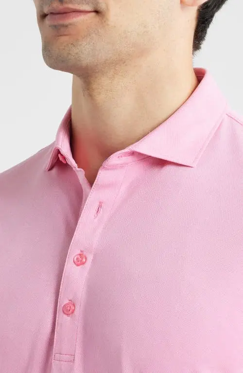 Johnnie-o Clegg Solid Piqué Performance Golf Polo - Punch