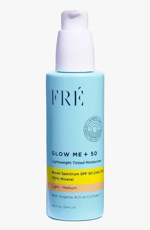 FRÉ SKINCARE Glow Me + Tinted Mineral Spf 50 - Light - Medium Brown