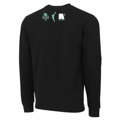 ROUND21 New York Liberty Pennant Crewneck Pullover Sweatshirt