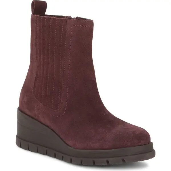 Lucky Brand Platform Wedge Bootie - Winter Cherry
