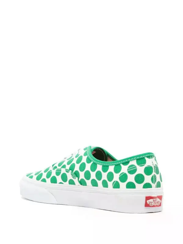 VANS X Moca Authentic Polka-dot Sneakers - Green