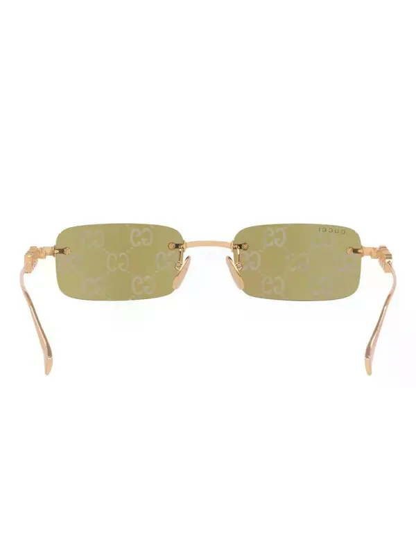 Gucci Gg-logo Rimless Sunglasses