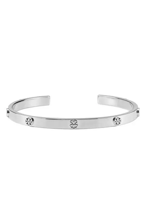 Tory Burch Icon Stud Cuff - Tory Silver