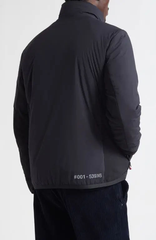 Moncler Araripe Mixed Media Down Jacket - Black