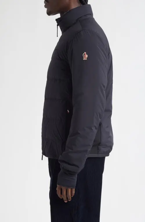 Moncler Araripe Mixed Media Down Jacket - Black