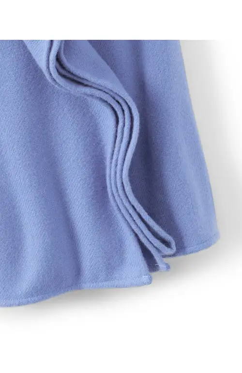 LANDS' END Cashtouch Shawl Wrap - Clear Blue Sky